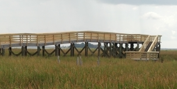 Can Precast Concrete Piers Be Used for a Wetland Boardwalk?
