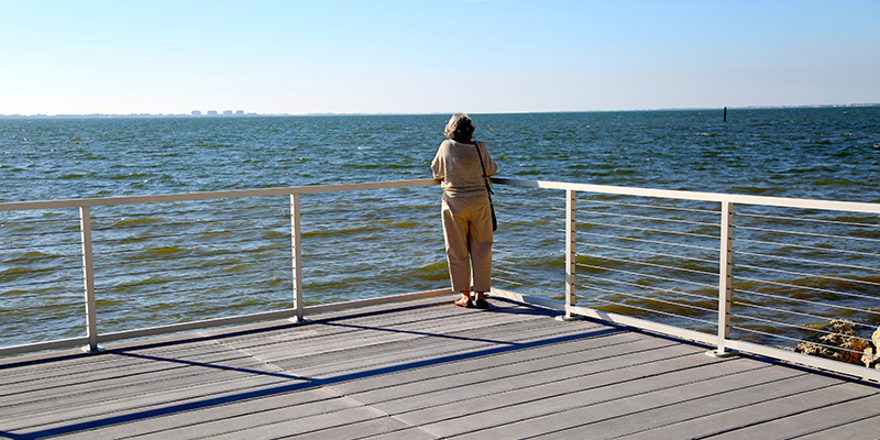 Railings & Curbs for Concrete Boardwalk Systems | PermaTrak