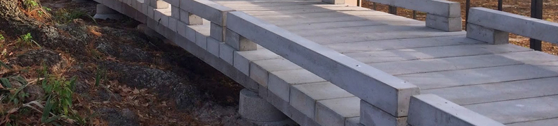 Concrete Boardwalk Construction | Precast Concrete Piers