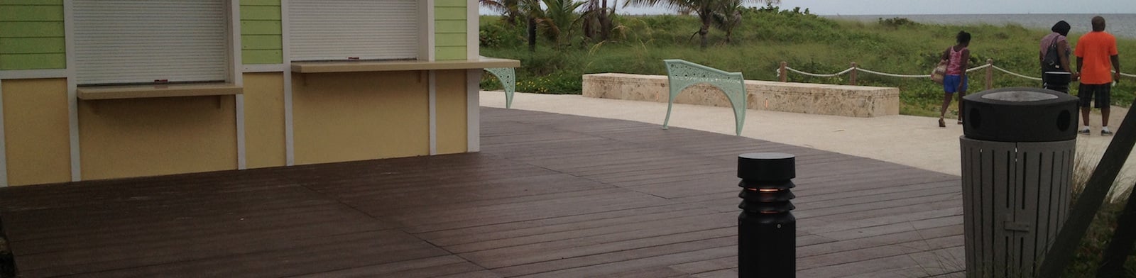 Boardwalk Surface Temperatures: Wood vs. Composites vs. Concrete