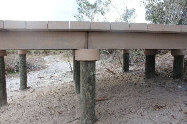 Boardwalk Design Tips: Choosing the Correct Pile Size and Spacing
