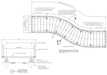 Boardwalk Design Tips: Choosing the Correct Pile Size and Spacing