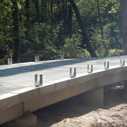 Concrete Boardwalk Construction | Timber Piles