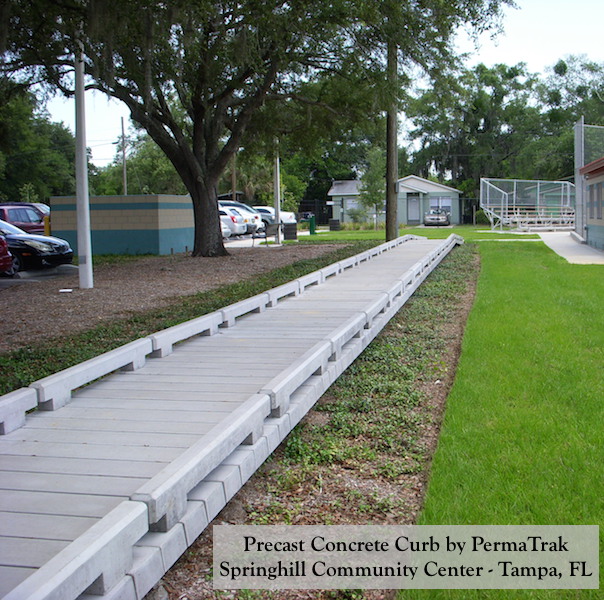 Railings and Curbs on PermaTrak Boardwalk System