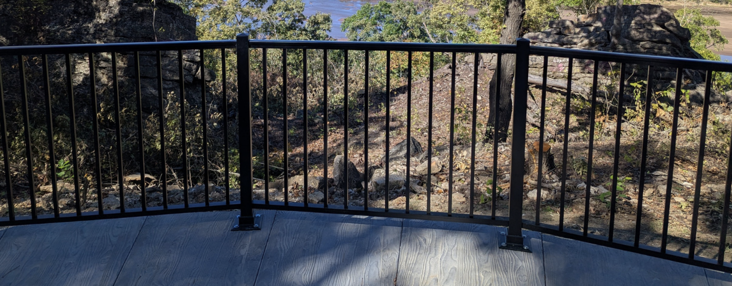 Railings & Curbs for Concrete Boardwalk Systems | PermaTrak