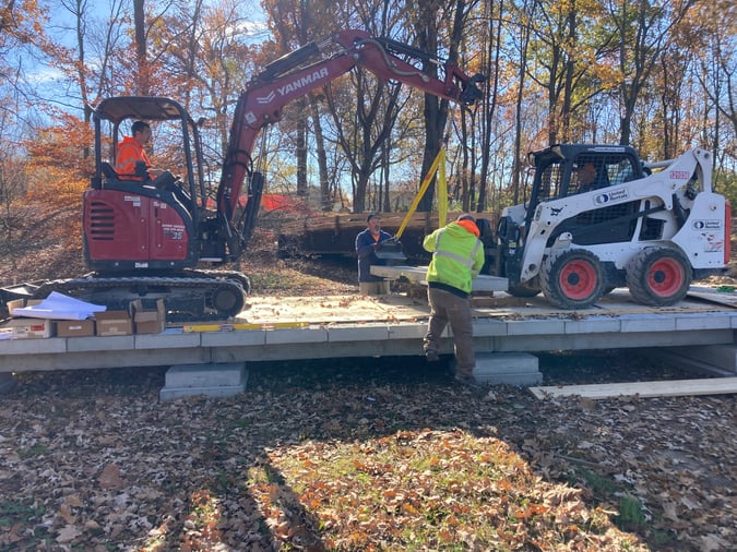 How to Build a Boardwalk Over Wetlands: Top Down Construction [Method ...