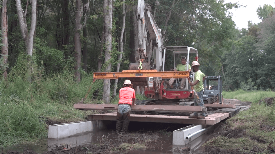 How to Build a Boardwalk Over Wetlands: Top Down Construction [Method ...