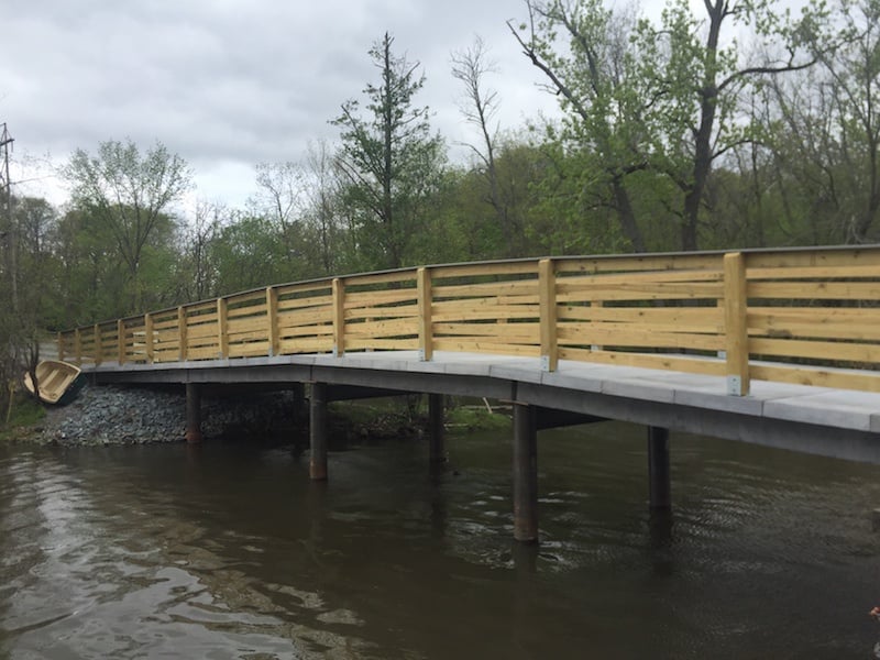 Erie Canal Towpath Pedestrian Bridge – Clifton Park, NY