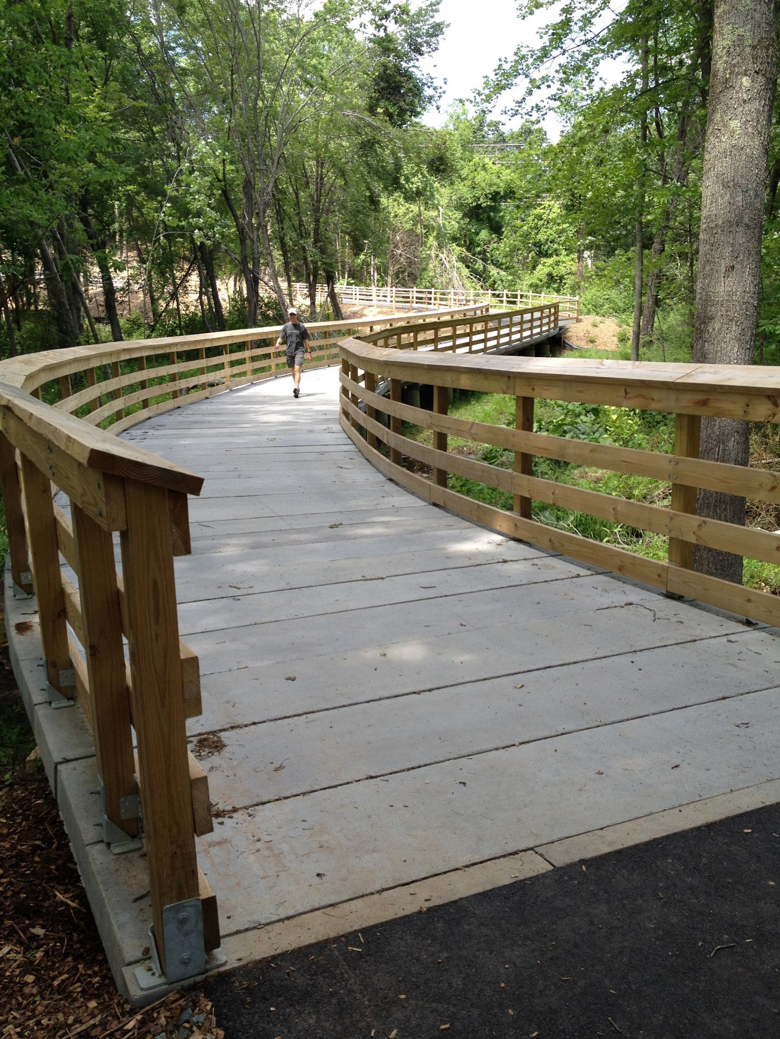 Concrete boardwalks solve vandal dilemna for Parks & Wildlife